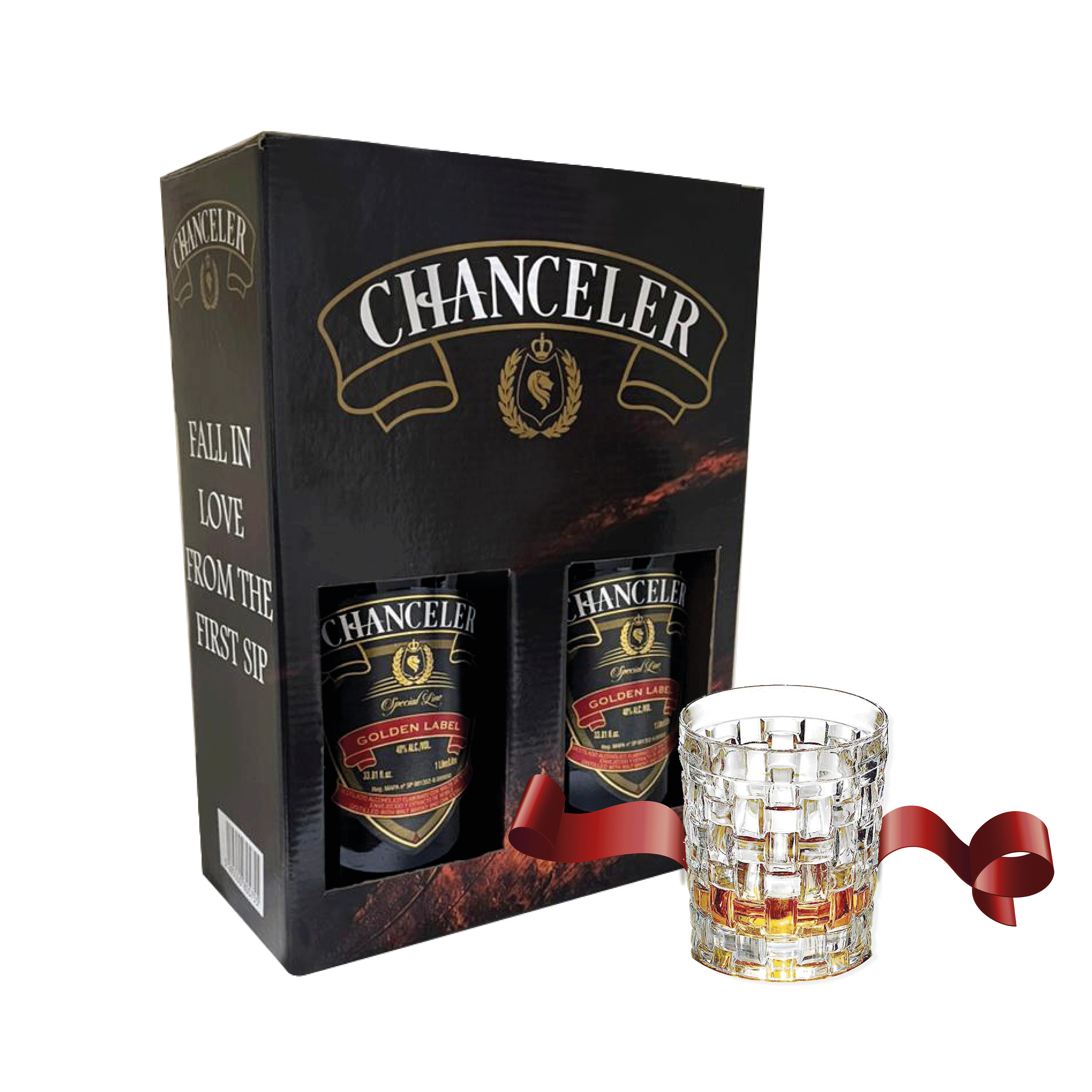 Chanceler Gift Pack: 2 Bottles + 1 Glass 🥃 – Societe Jabra