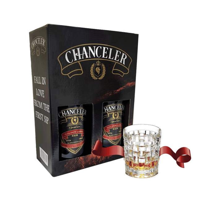 Chanceler Gift Pack: 2 Bottles + 1 Glass 🥃 – Societe Jabra
